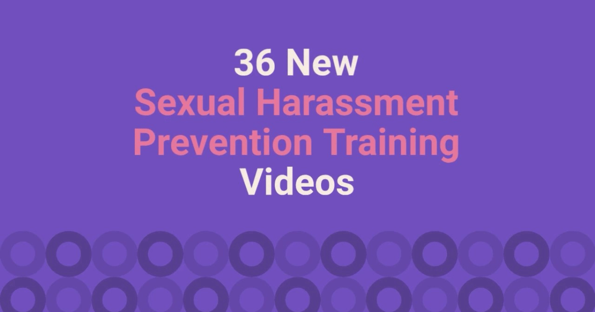Sexual Harassment Prevention Training Videos | INFINITI